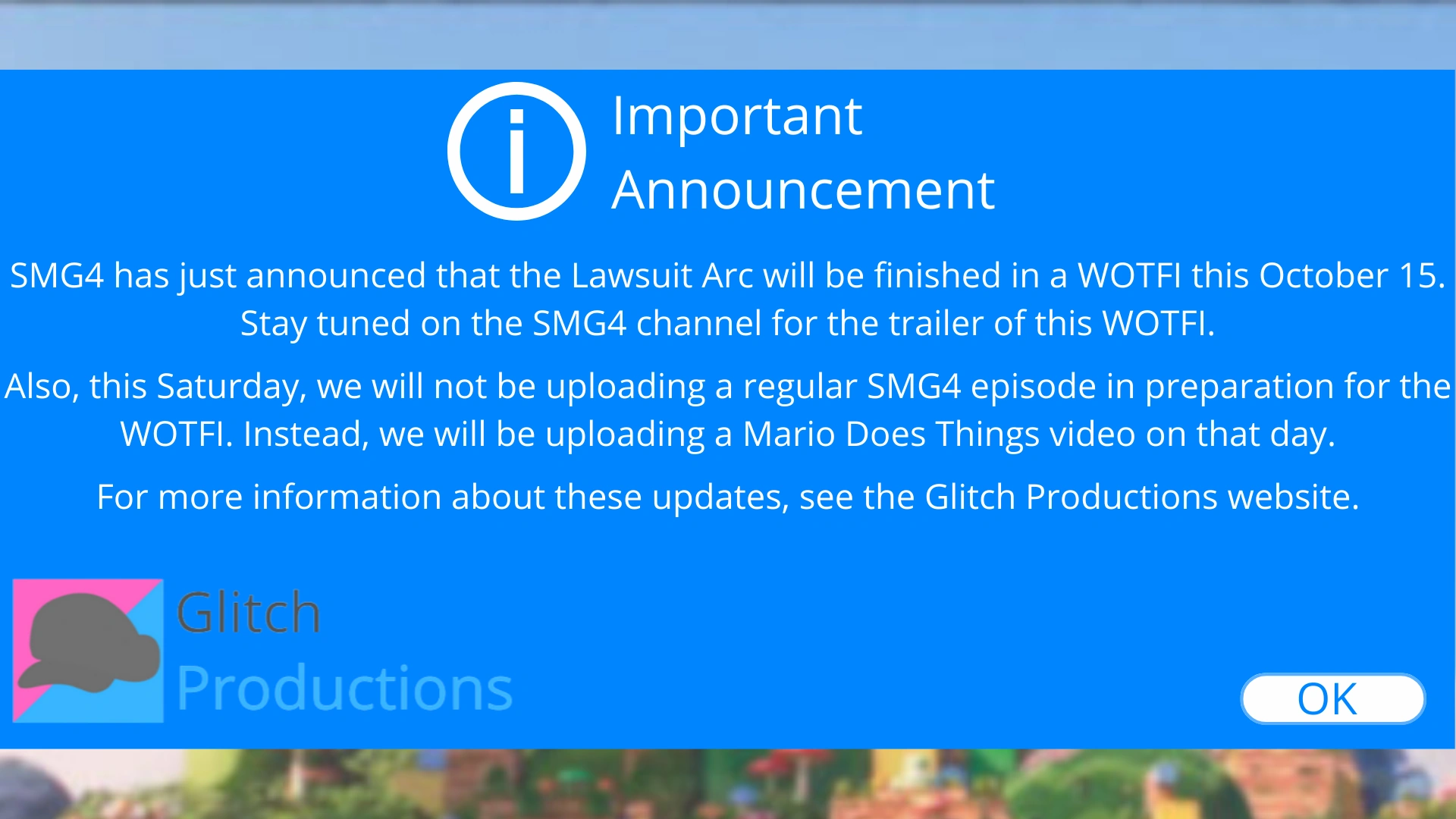 Lawsuit Arc Important Announcement Notification | Fandom