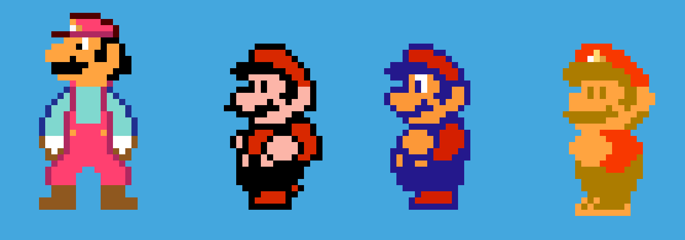 Super Mario 1990 in alternate style | Fandom