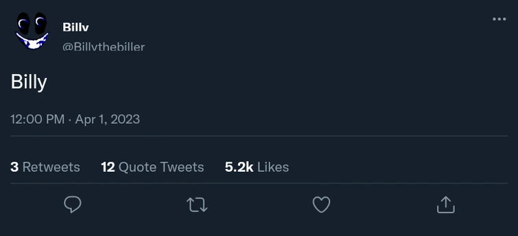 Guys billy just dropped a new tweet 🔥 | Fandom