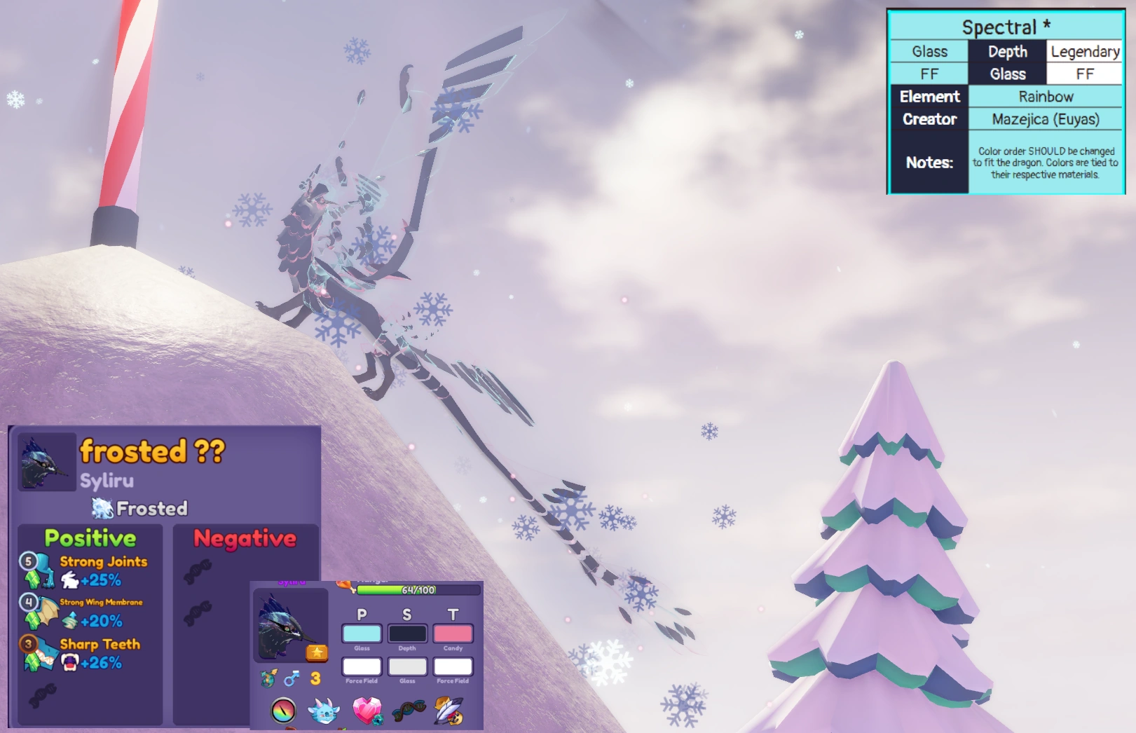 Auctioning 6/7 Prismatic/Spectral themed, statted, FROSTED syliru, ,I need coins, I'm sorry | Fandom