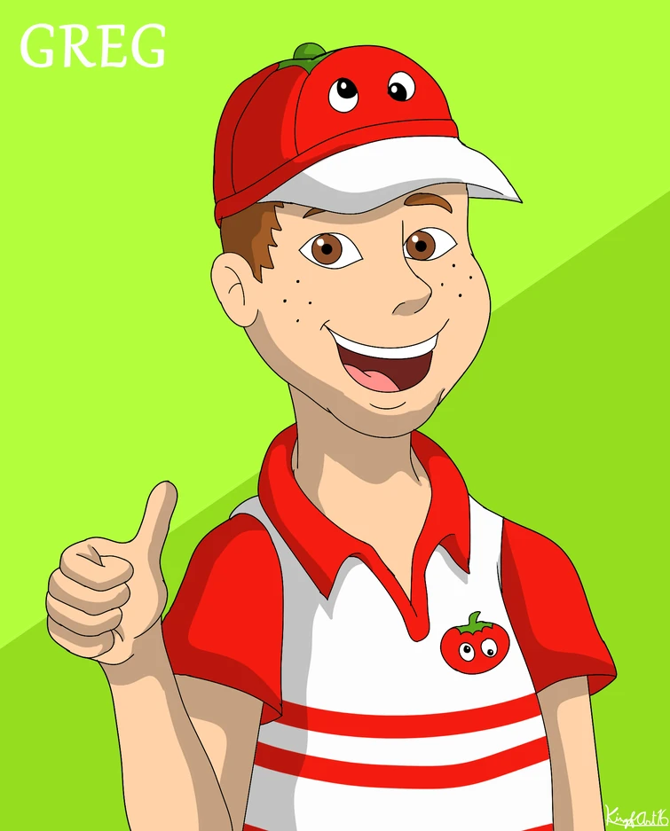 New and minor redesign of Greg. I already uploaded it onto his fanart ...