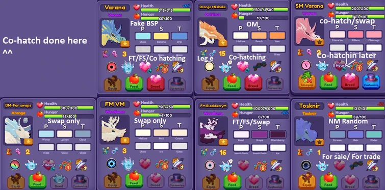 Trading/Selling/Swapping/Co-hatching stuff- | Fandom