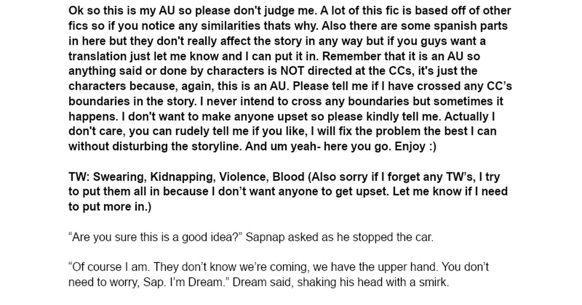 The Why of Anything // DNF AU | Fandom