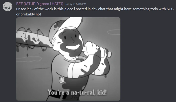 this might have something to do with scc or not | Fandom