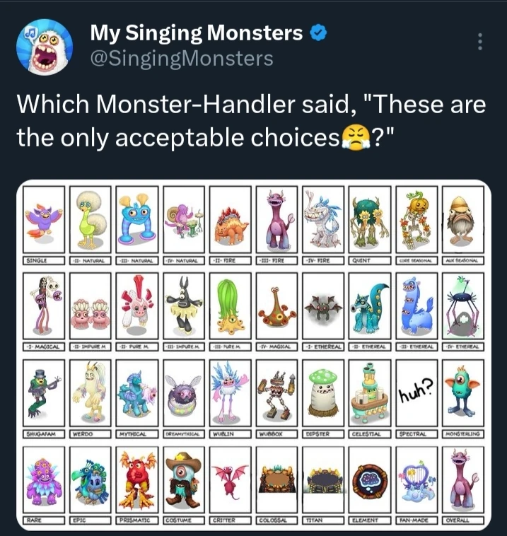 Whichever Monster-Handler made this, they are correct | Fandom