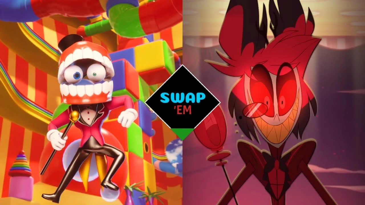 CAINE & ALASTOR VOICE SWAP | The Amazing Digital Circus/Hazbin Hotel ...
