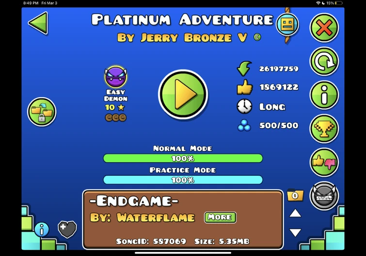 Platinum Adventure 100% | Fandom