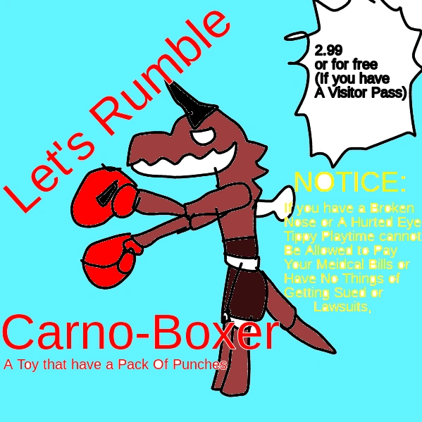 CARNO-BOXER REVEALED!!! NEW TOY ADDED IN THE PLAYTIME'S MARKET!! | Fandom