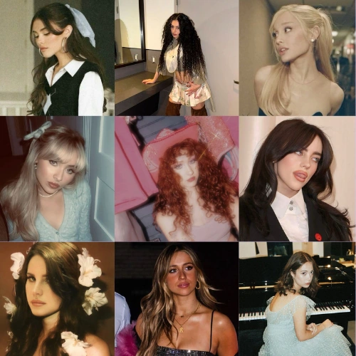 3 different mood boards of my favorite music artists | Fandom