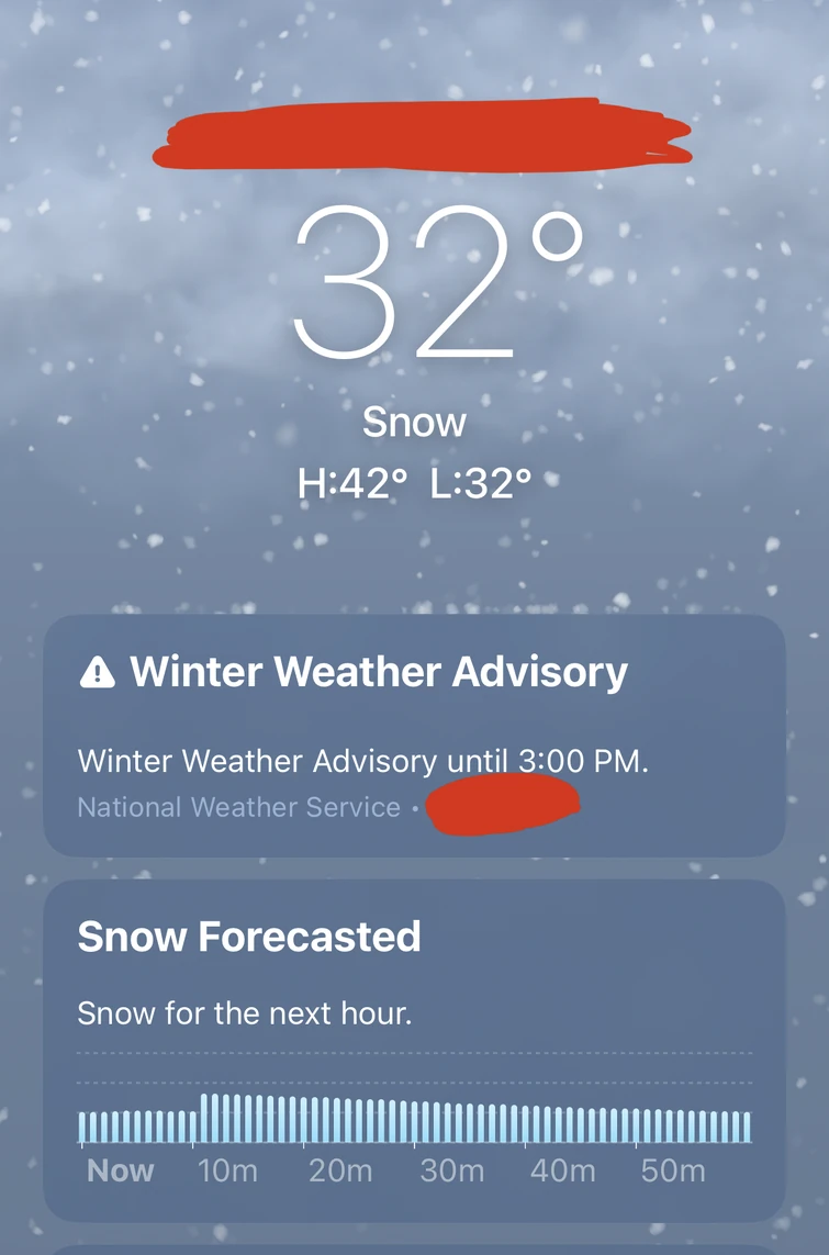 Is it snowing in your area | Fandom