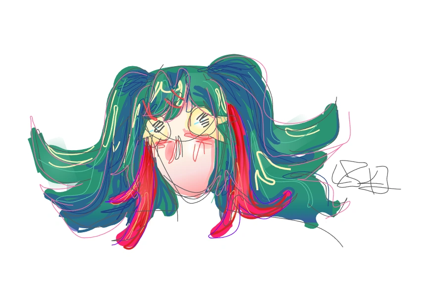 i drew l/n miku on google slides | Fandom