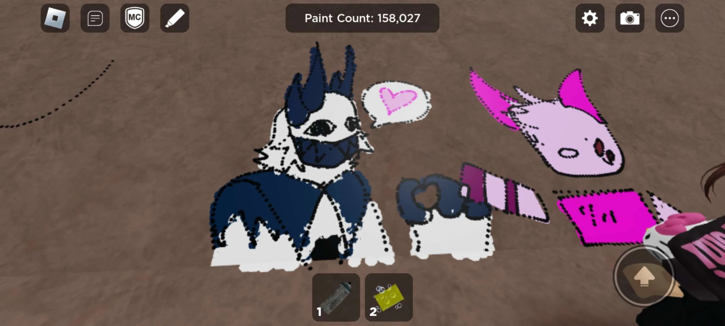 Something I drew with my friend in a priv spray paint sever | Fandom