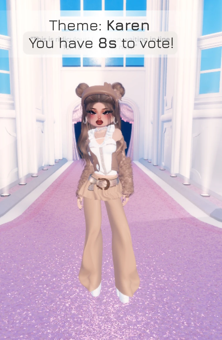 Was playing DTI and the theme was “Karen” | Fandom