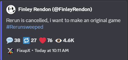 rerun's dead | Fandom