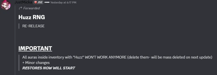 Discuss Everything About Huzz RNG Wiki | Fandom