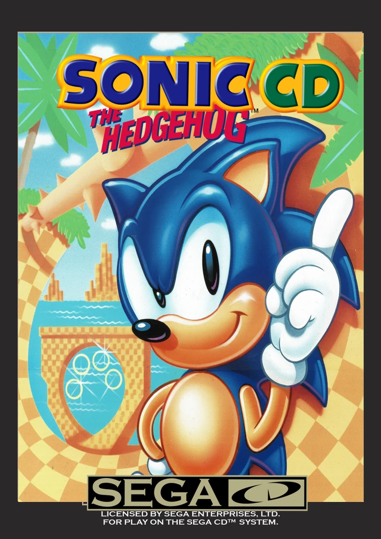 Made an sega cd cover for sonic 1 | Fandom