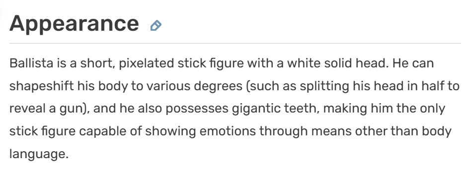 Ballista's gigantic teeth? | Fandom