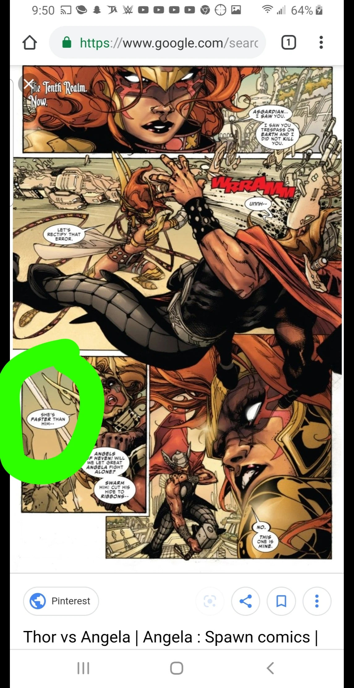 Angela is faster than lightning and thor u can tellshe even said it in ...