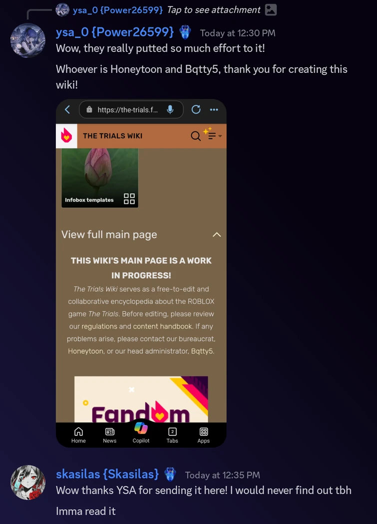 Discuss Everything About The Trials Wiki | Fandom
