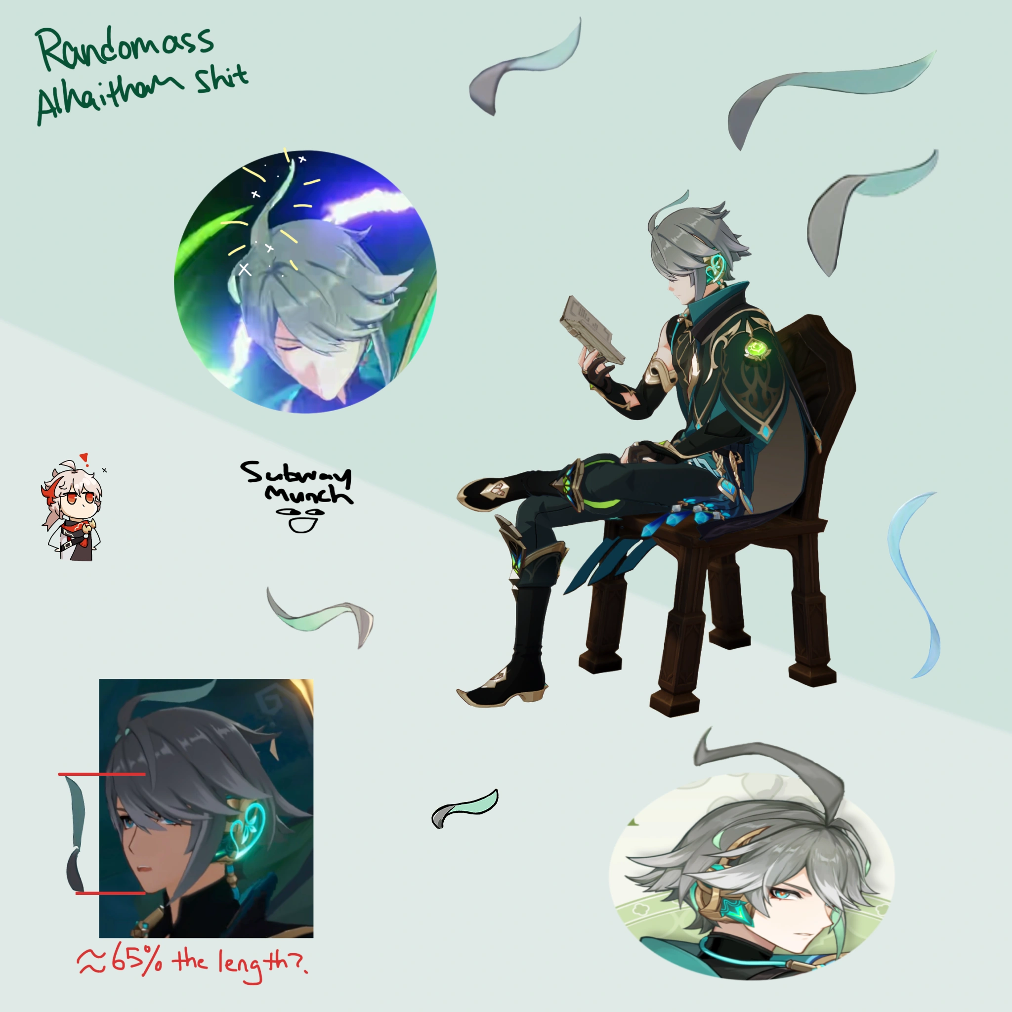 alhaitham ahoge render compilation#2 | Fandom