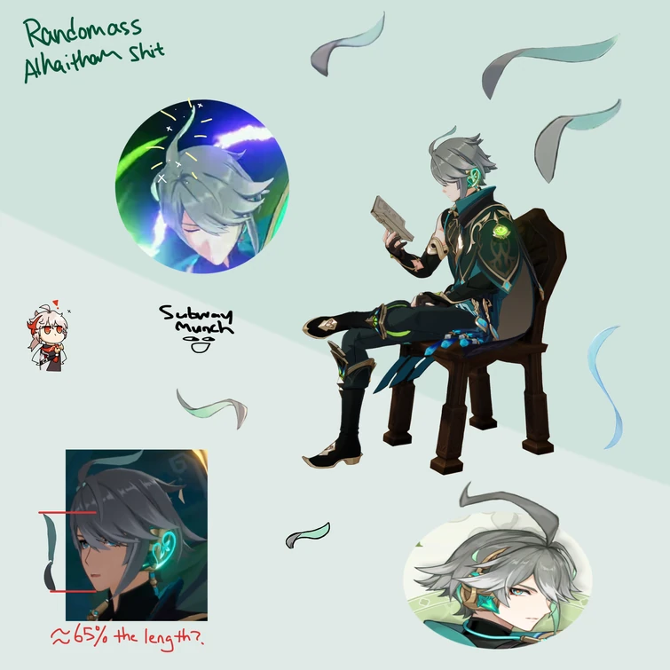 alhaitham ahoge render compilation#2 | Fandom