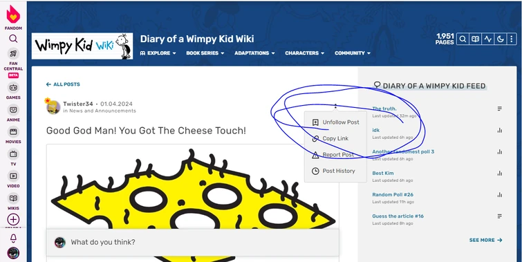Good God Man! You Got The Cheese Touch! | Fandom