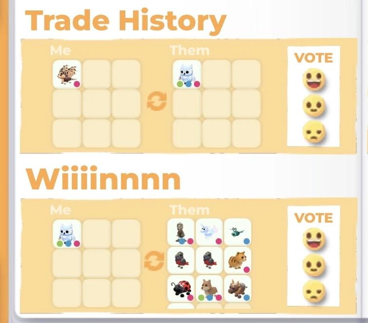 I just found these trades. Oh, oh dear. | Fandom