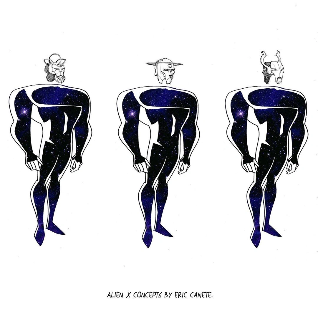 Eric Canete's Alien X concept arts. | Fandom