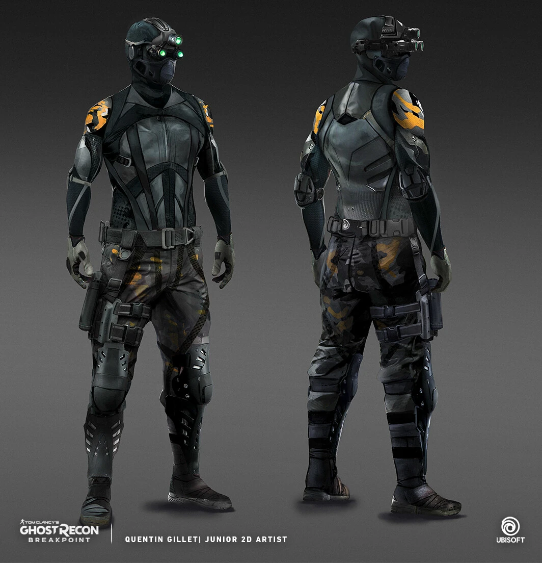 Cool concept art from the Splinter Cell crossover in Ghost Recon ...
