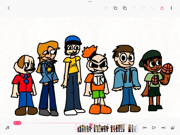 Sml redesigned/redrawn characters. | Fandom