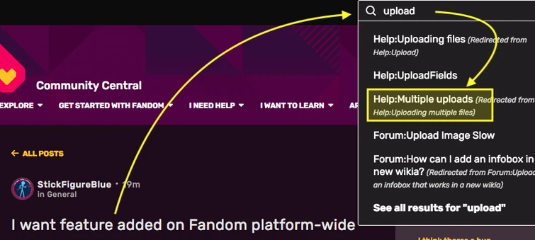 I want feature added on Fandom platform-wide | Fandom