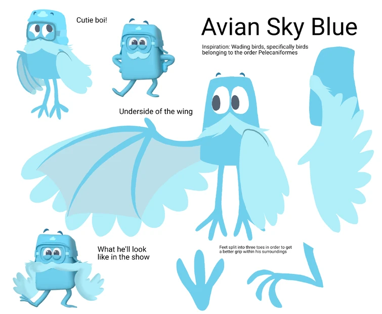 Sky Blue as a Pelecaniformes | Fandom