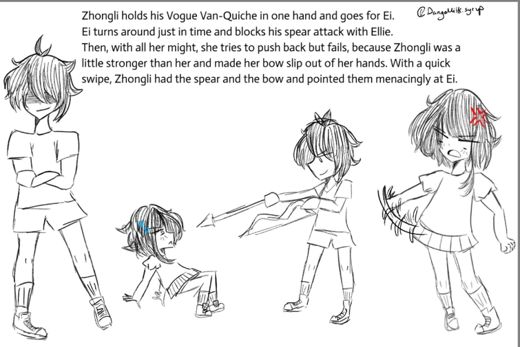 haha tried my best drawing the archon siblings :') | Fandom
