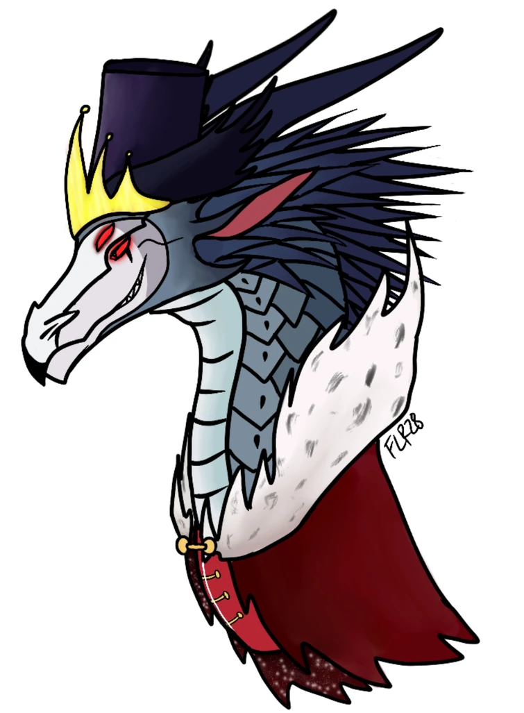 Blitzy and Stolas as Dragons Finished and Colored! | Fandom