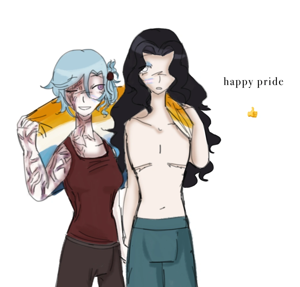 another pride thing , art number one. | Fandom