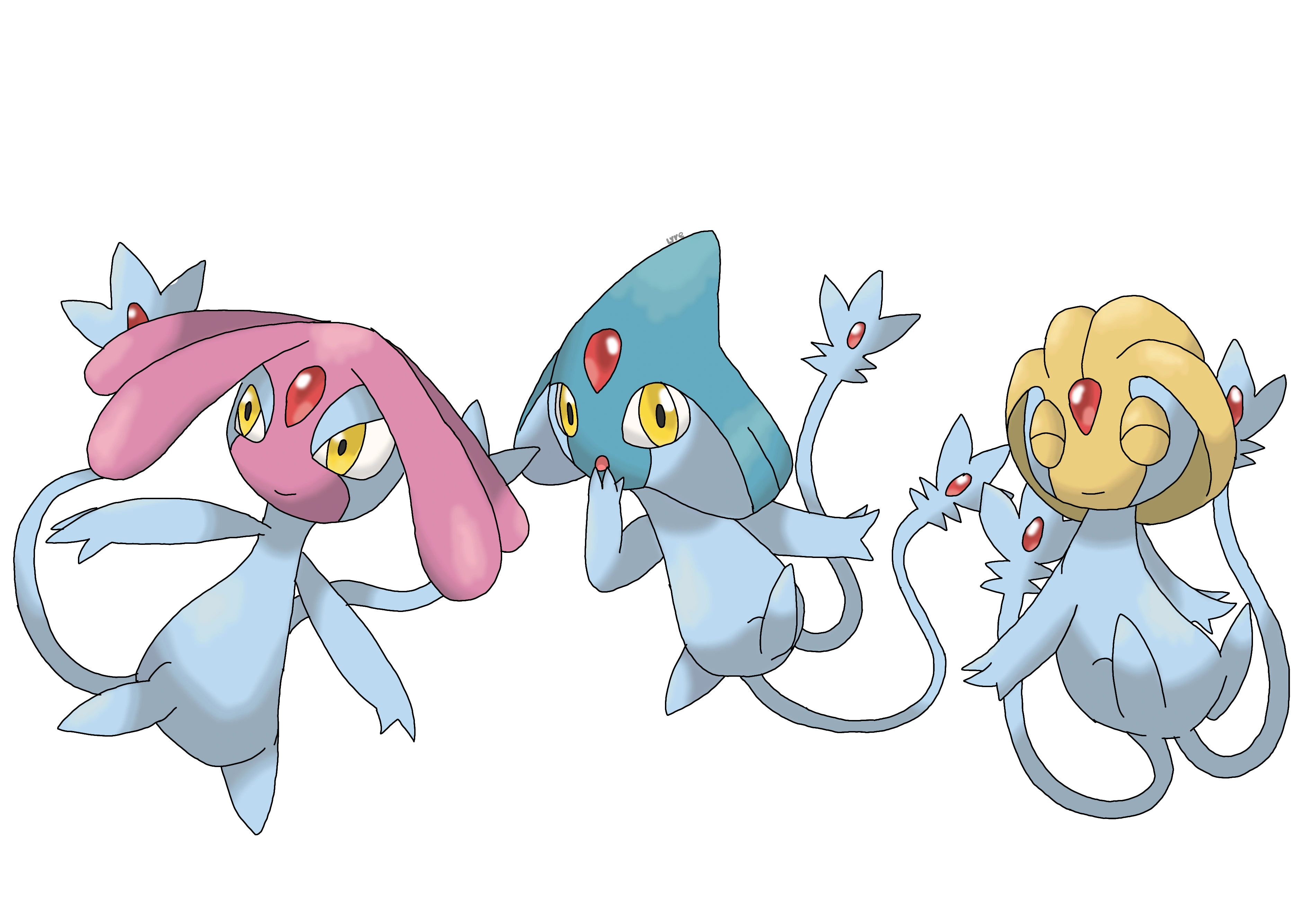 Art I made of the Lake trio | Fandom