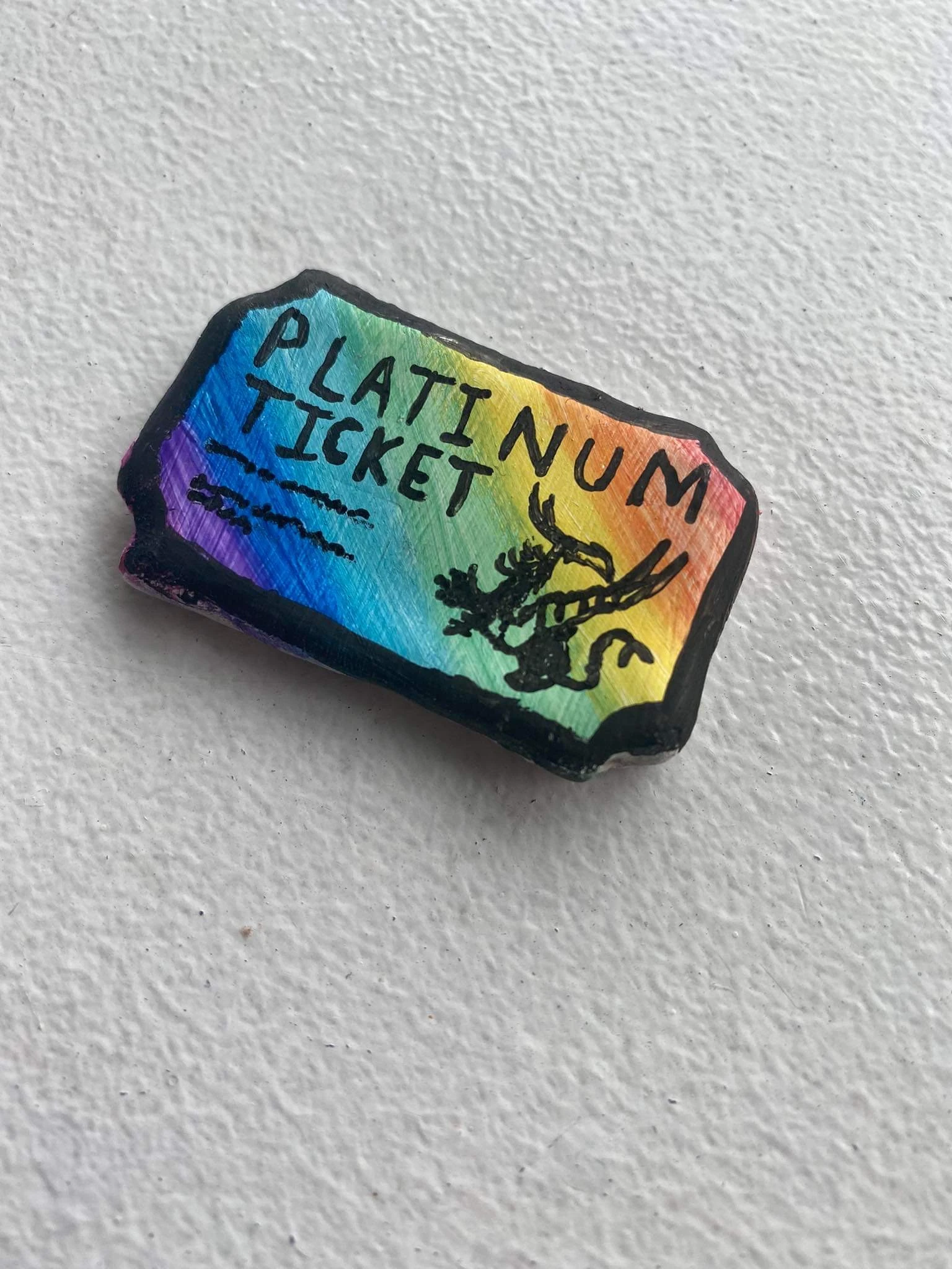 I made a platinum ticket because I don't have one in game | Fandom