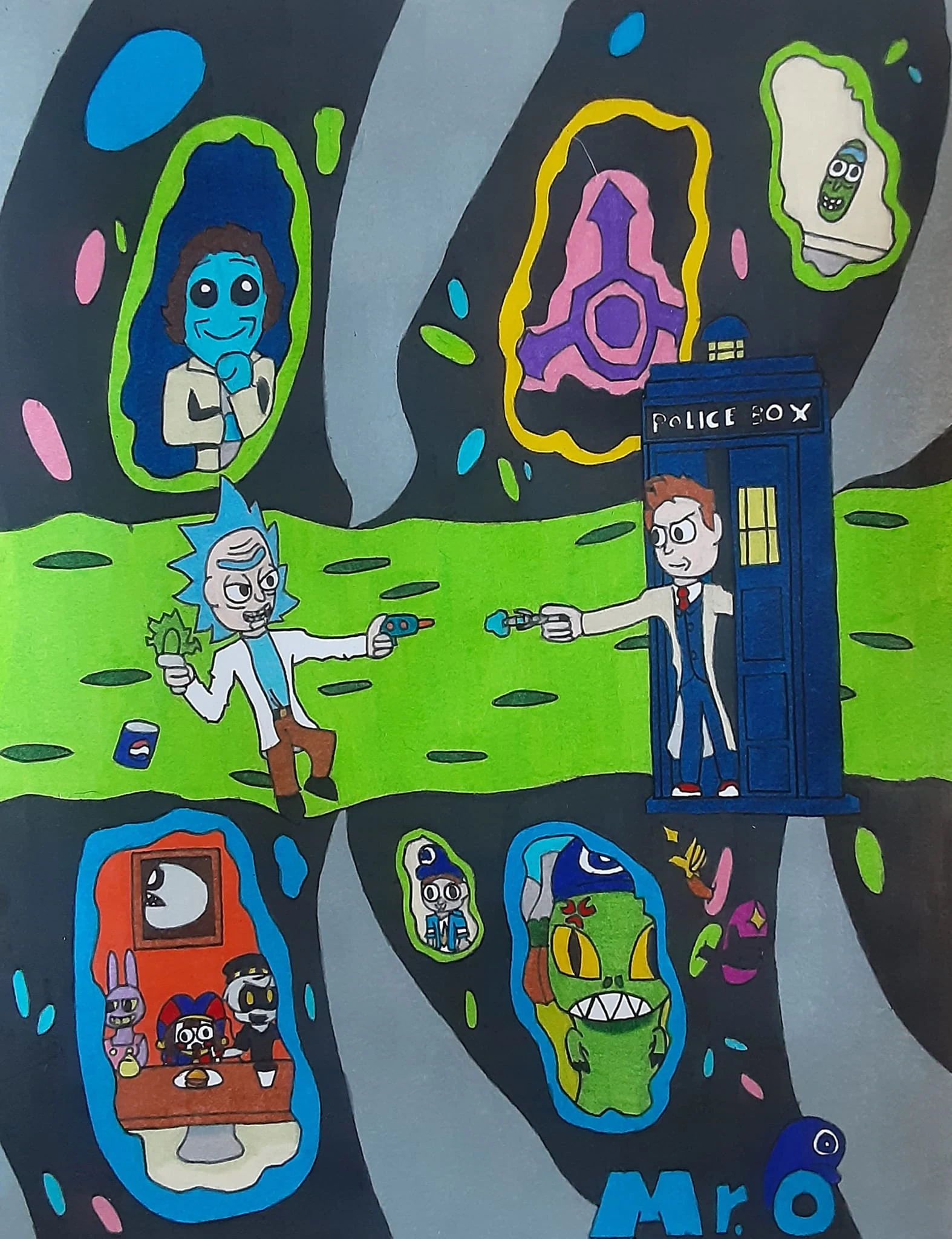 Rick vs The Doctor Fan Art! | Fandom