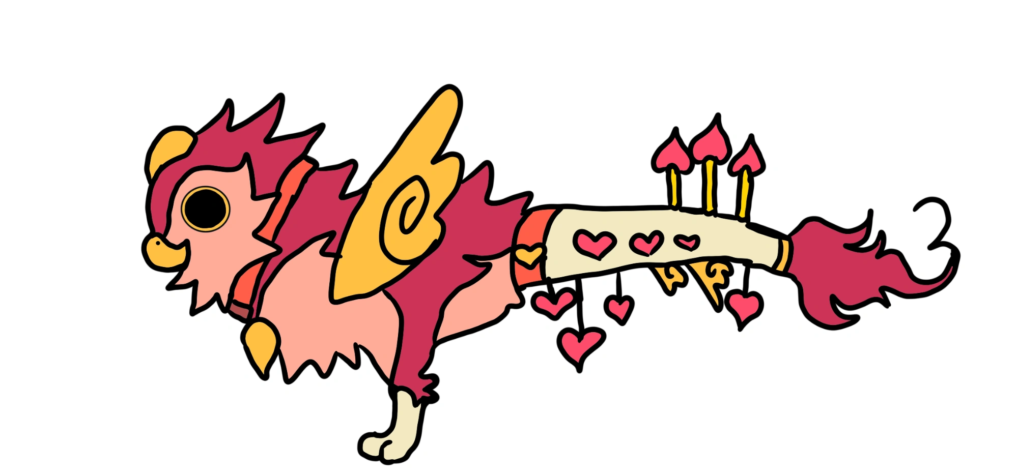 Progress on a valentine creature #2🎉 | Fandom