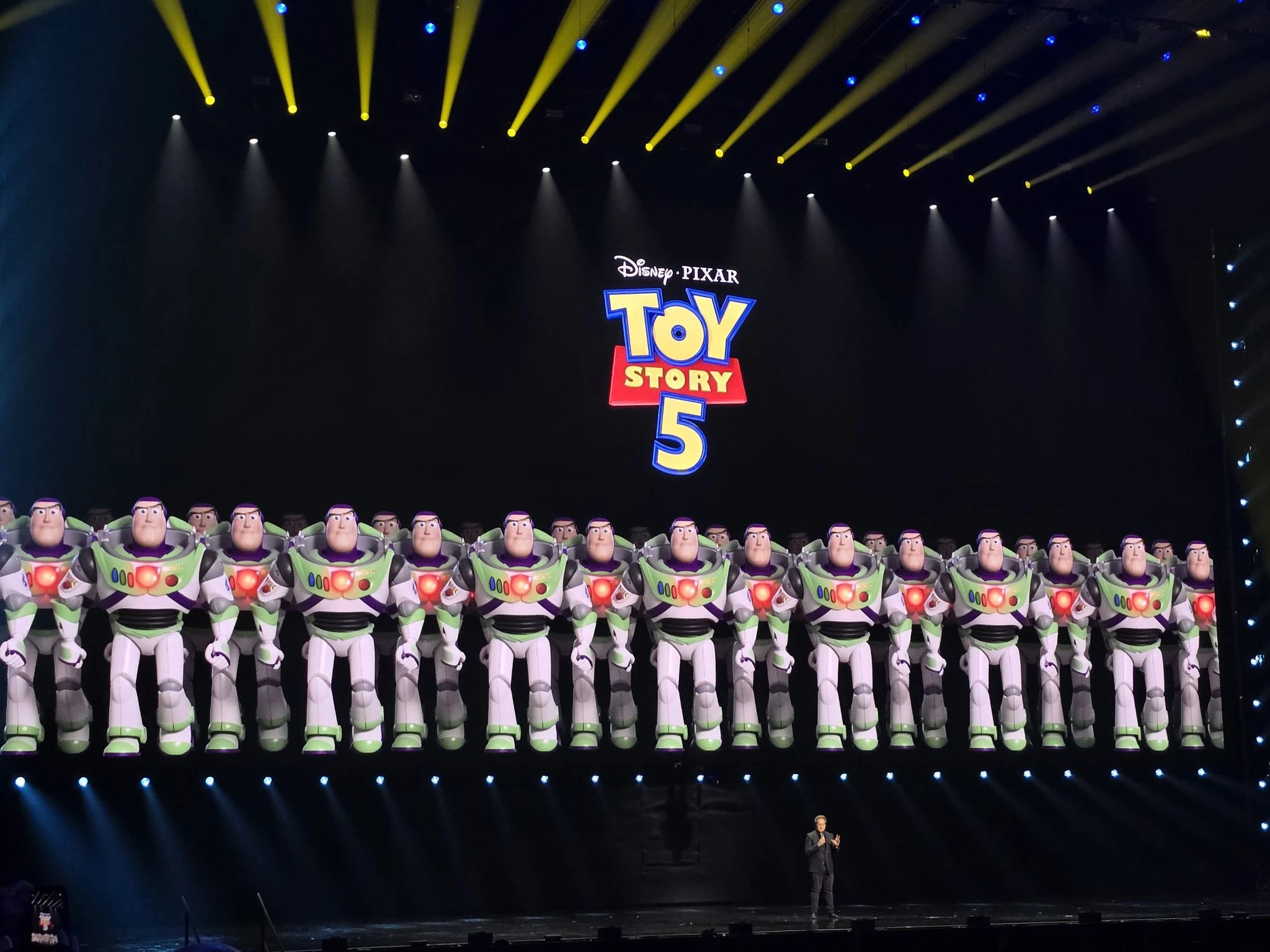 An army of 50 Buzz lightyear toys who are stuck in a malfunctioning ...