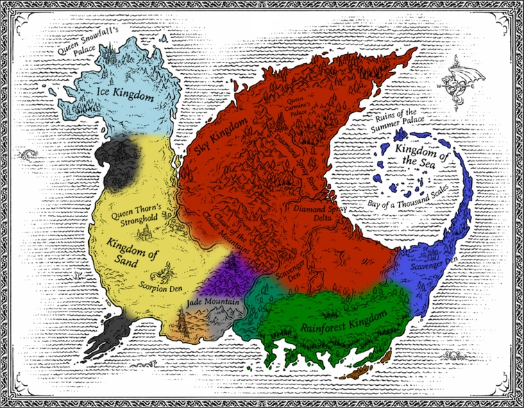AU Pyrrhia territory lines map (5,034 AS) | Fandom