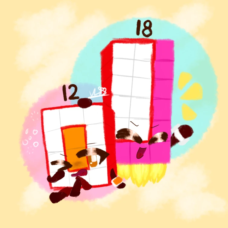 Yay goofy ahh art of 12 and 18 (again, I have a sibling dynamic ...