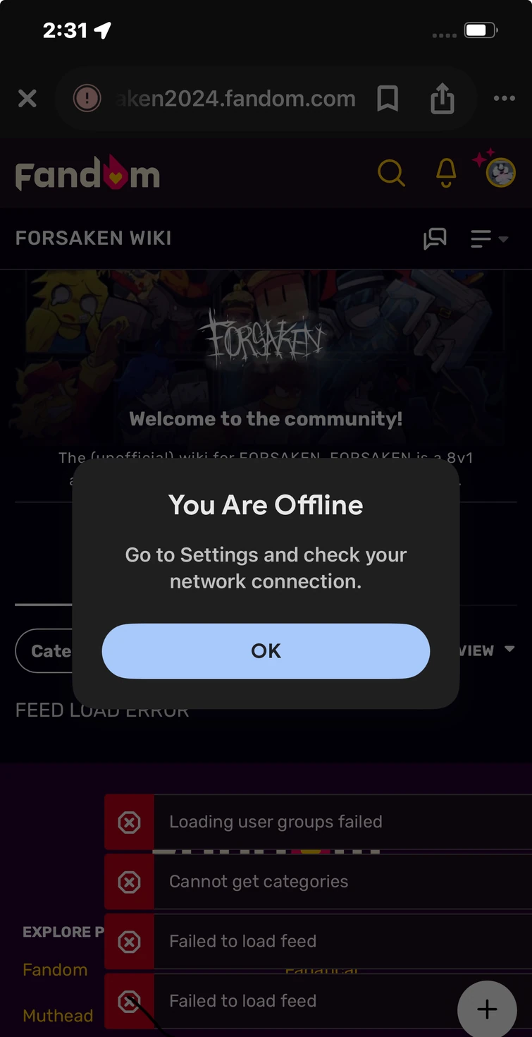 Let me open fandom without having horrible service man… | Fandom