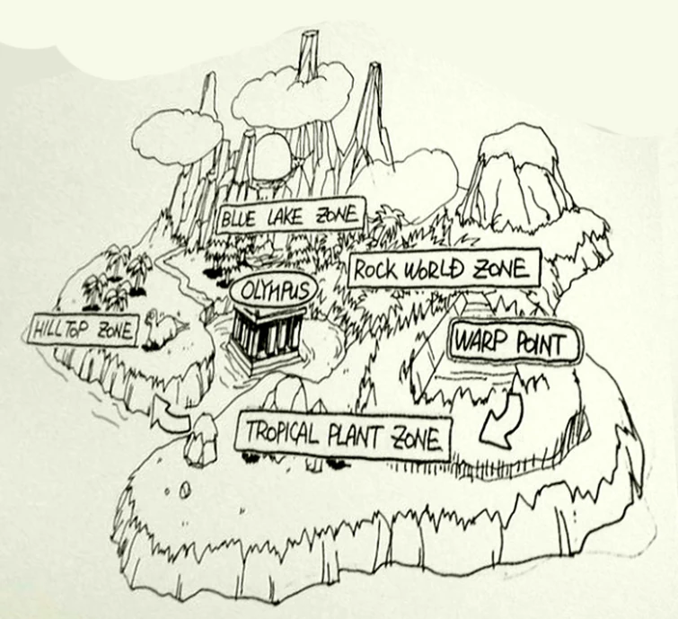 Sonic 2 Time Travel Concept Art Maps | Fandom