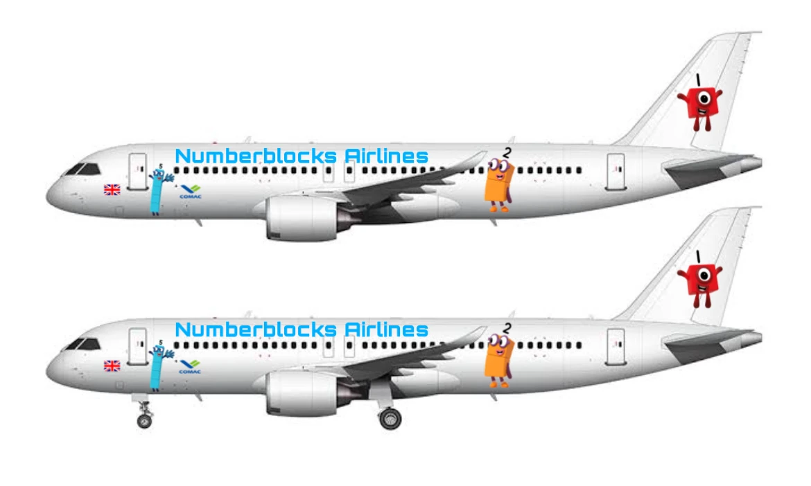 Numberblocks Airlines First C919! | Fandom
