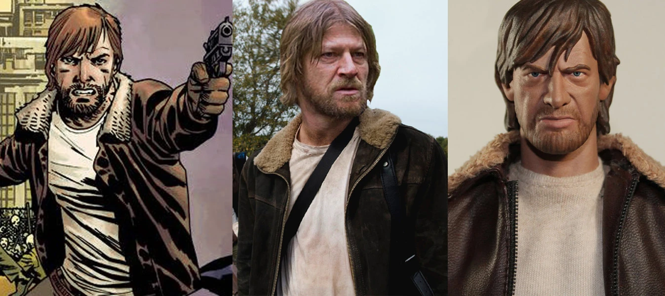 Sean Bean as Comic Rick Grimes | Fandom