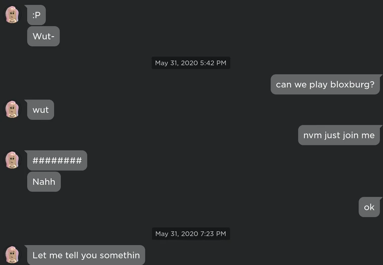 Roblox old chats | Fandom