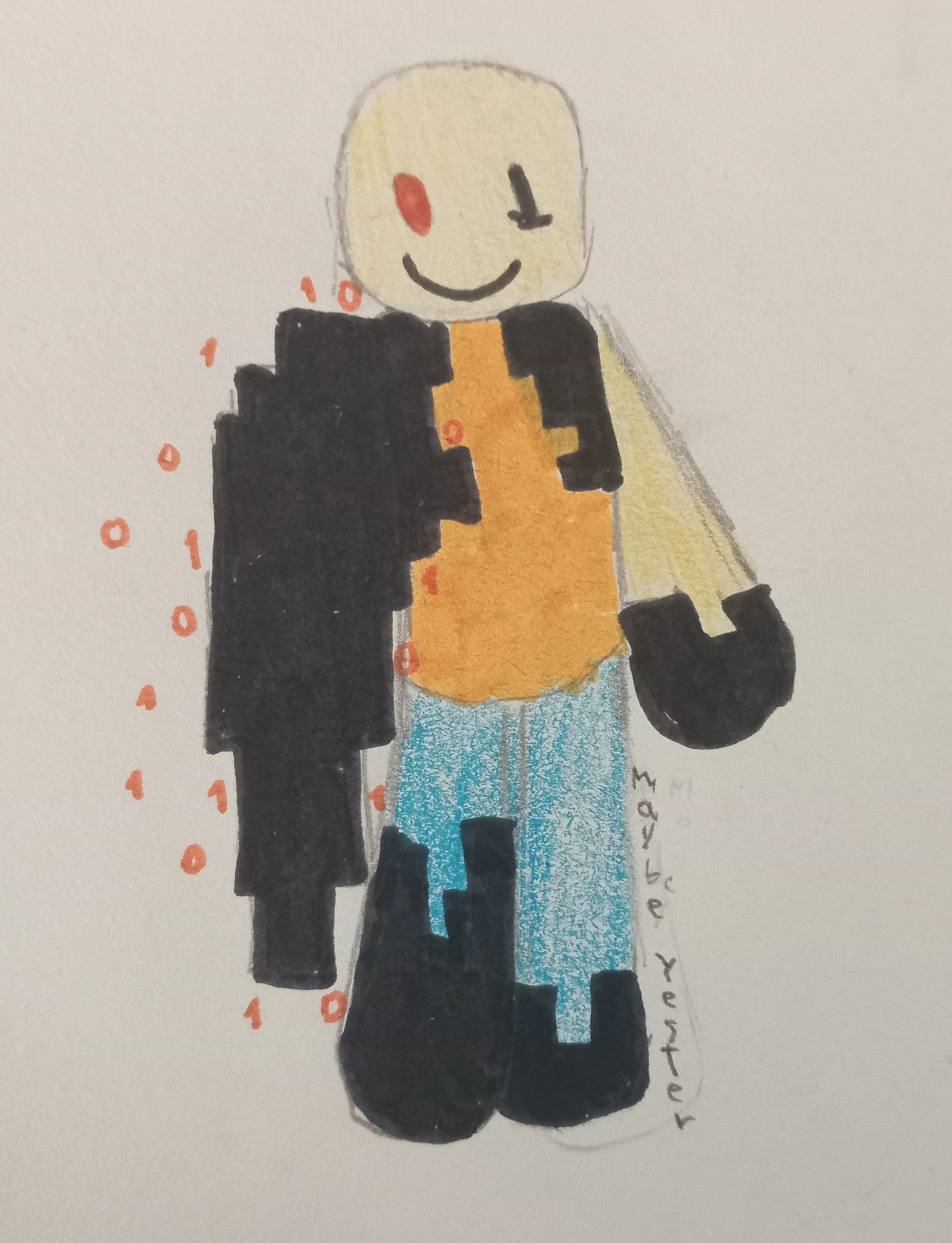 posting this drawing of Script Builder that I made a while ago again cuz uhhh | Fandom