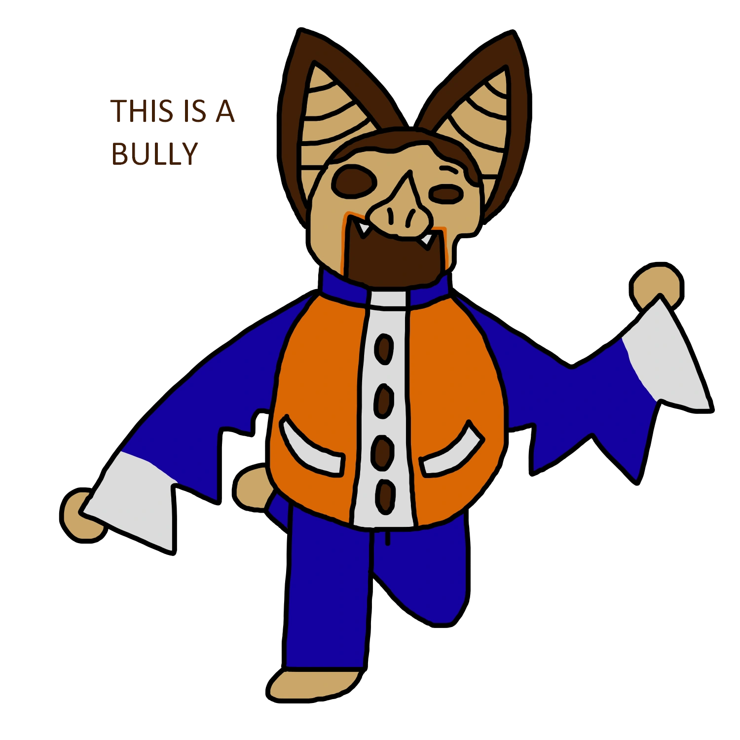 Popping in to share an anthro bully design I made! | Fandom