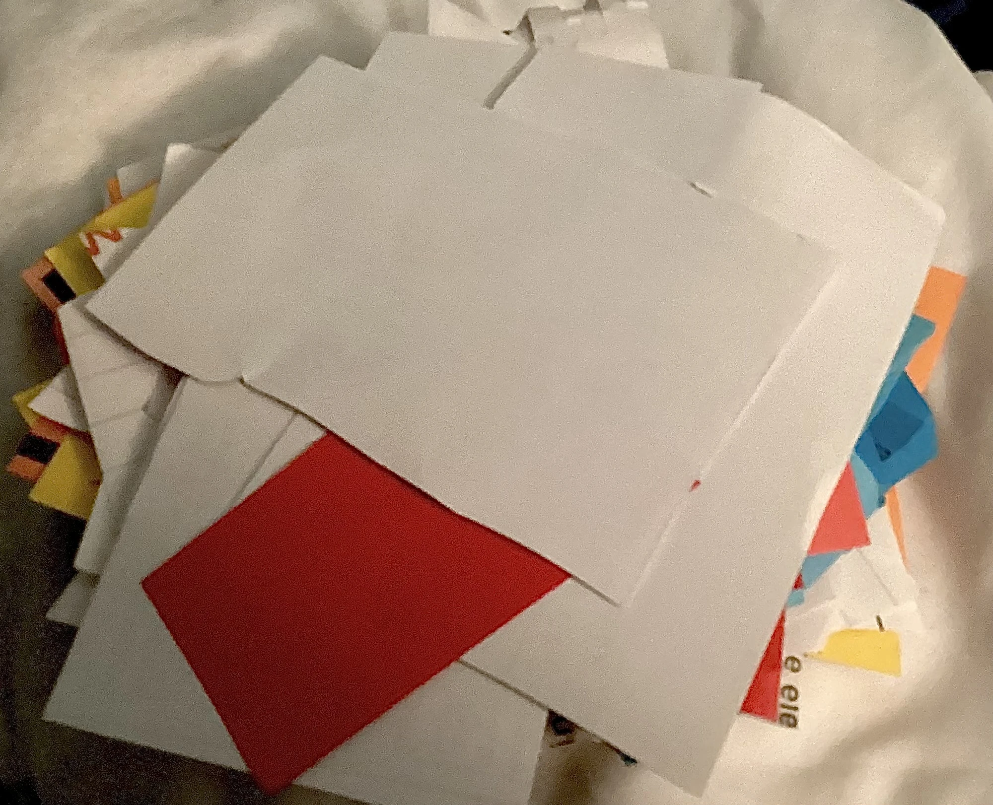 Last night I was just snip snipping random old pieces of paper. | Fandom